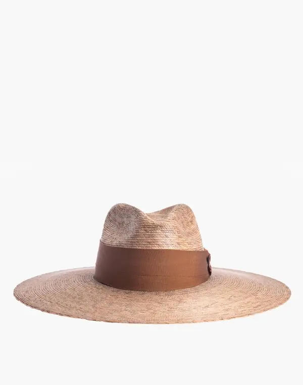Madewell Asn Straw Riviera Wide-Brimmed Hat - Brown  display picture 2