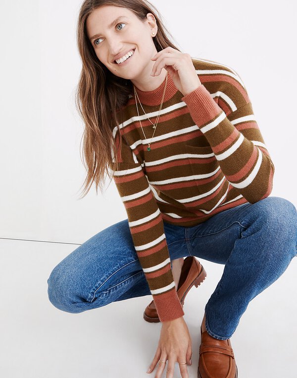 striped barfield sweater