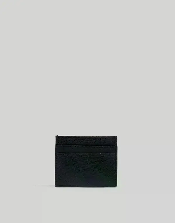 Madewell The Leather Card Case - True Black