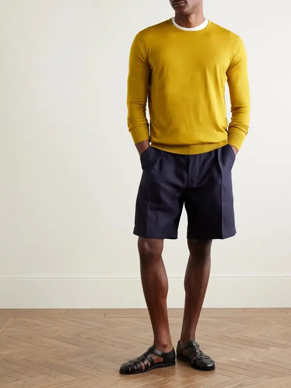 Loro Piana Wish Virgin Wool Sweater - Yellow