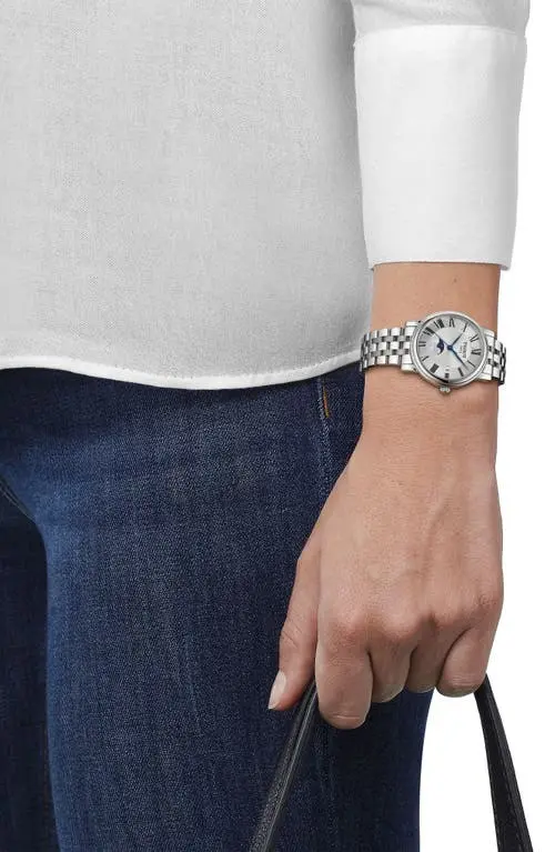 TISSOT T-classic Carson Premium Moonphase Bracelet Watch