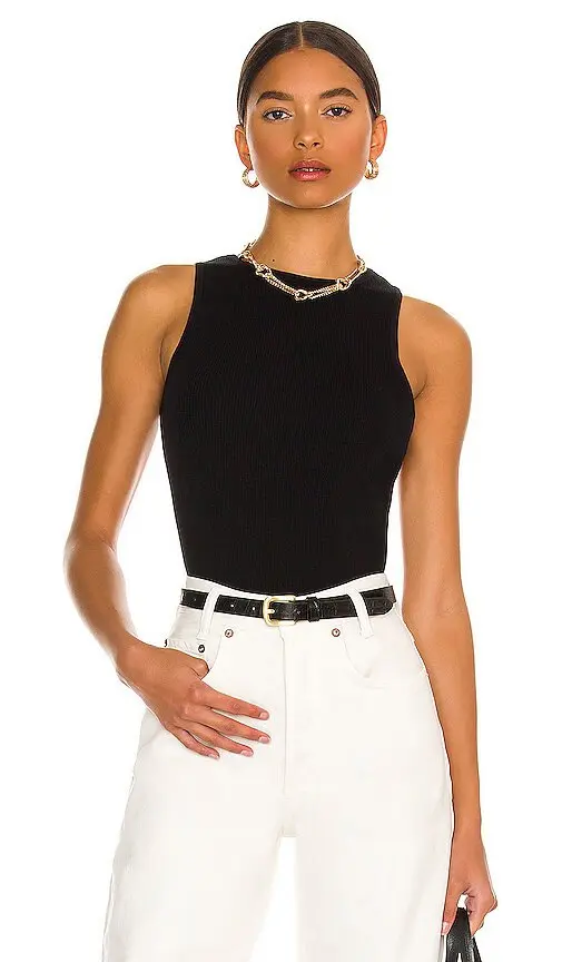 525 America Open Back Tank - Black
