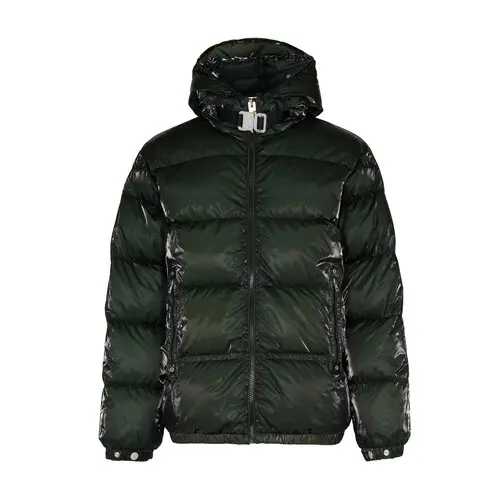 Moncler 6 1017 Alyx 9sm Almondy Short Down Jacket - Green