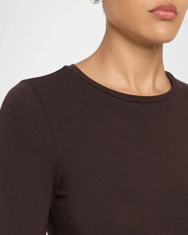 Majestic Filatures Soft Touch Long-sleeve Top - Chocolate