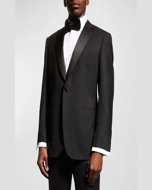 Brioni Apos;s Solid Wool Tuxedo