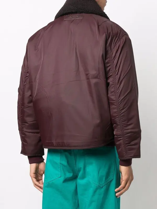 Eytys Polar Aviator Bomber Jacket In Red - 30% Off | Editorialist