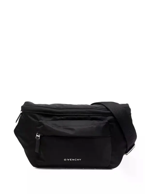 Givenchy Logo-plaque Belt Bag - Black