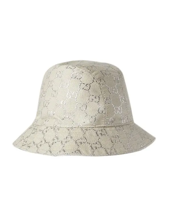 Gucci Metallic Wool-blend Jacquard Bucket Hat