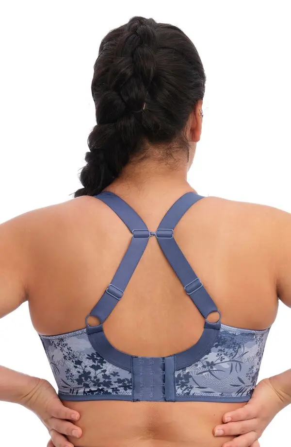 Elomi Underwire Sports Bra - Vintage Denim