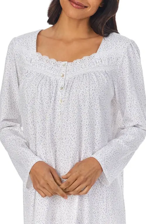 Eileen West Long Sleeve Jersey Nightgown