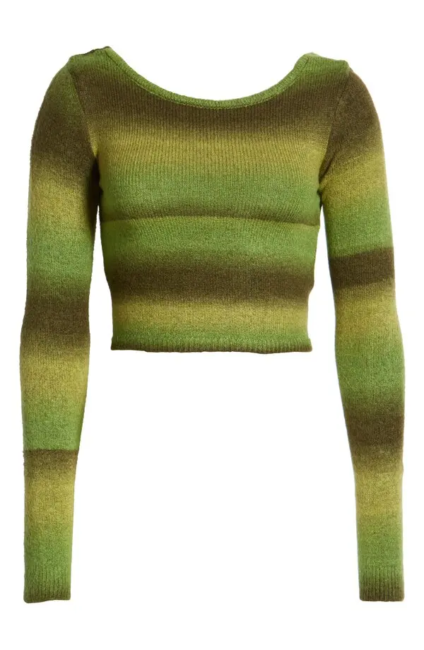 BDG URBAN OUTFITTERS Ombré Stripe Crop Sweater