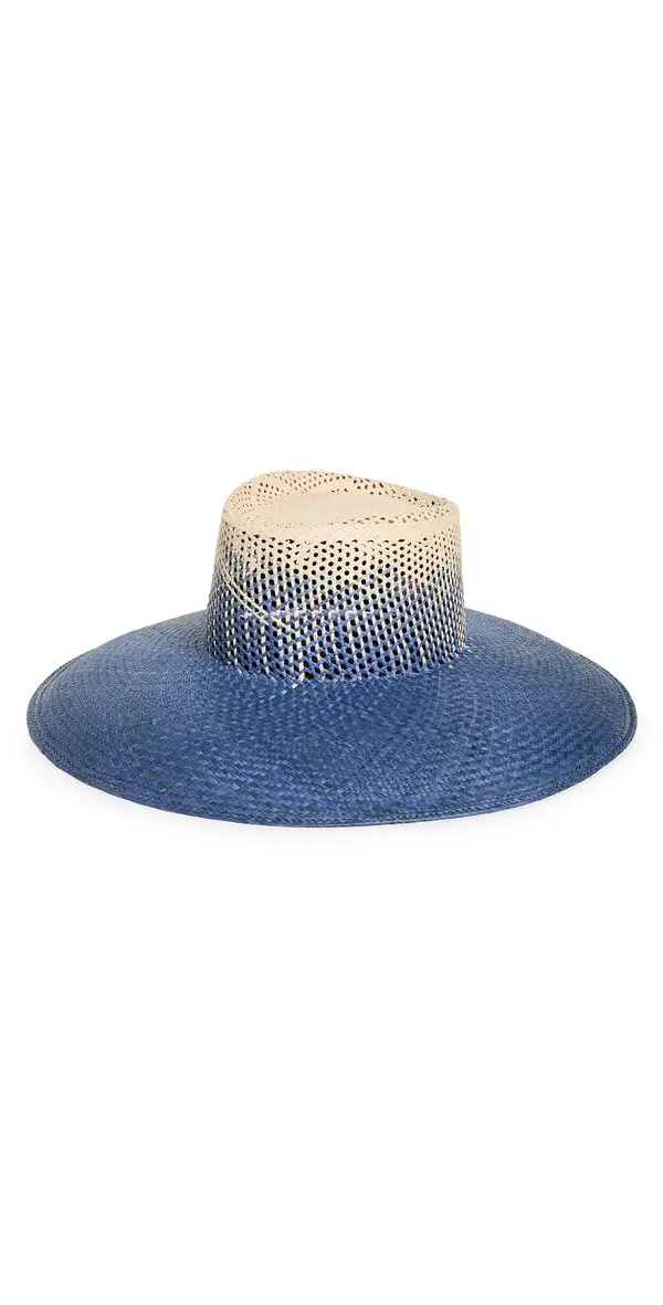 Freya Straw Hat - Eclipse Midnight Blue Color Freya Gardenia Mimosa Lane Exclusive main image 3