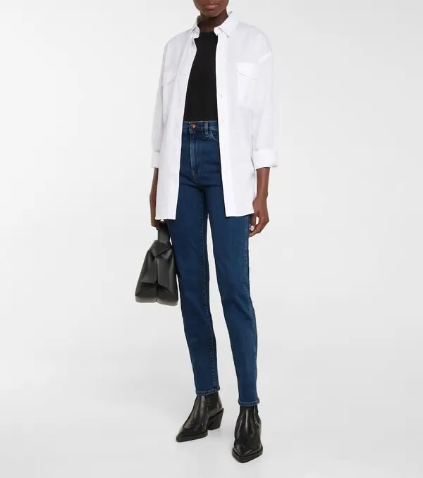 3x1 Straight Authentic Cropped Jeans