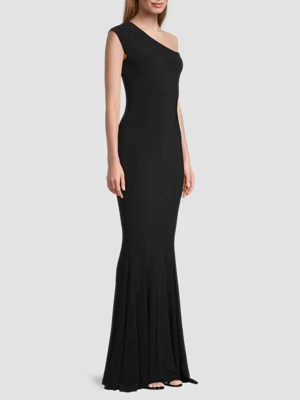 Norma Kamali One-shoulder Mermaid Gown