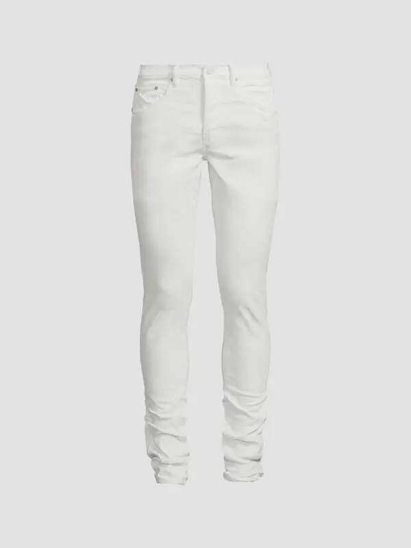 PURPLE BRAND P001 Classic Stretch Skinny Jeans - Optic White