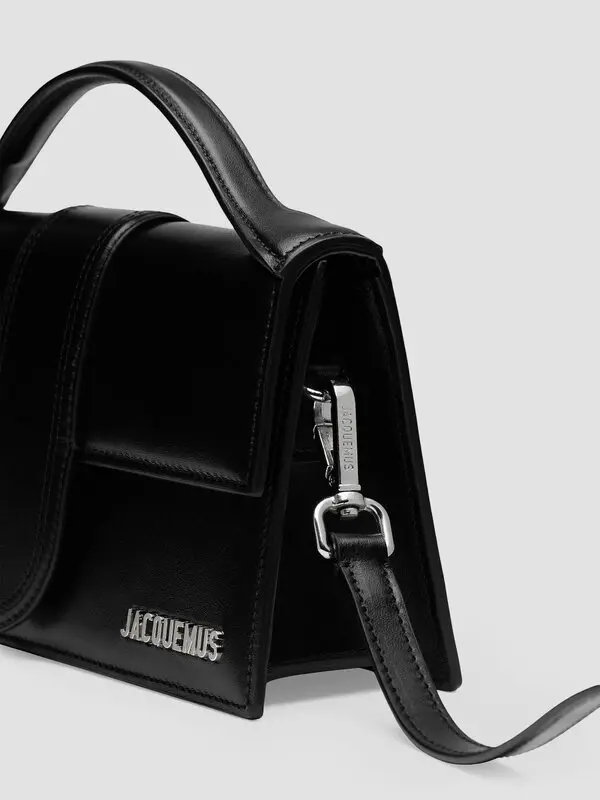 Jacquemus Le Grand Bambino Top Handle Bag - Black Silver