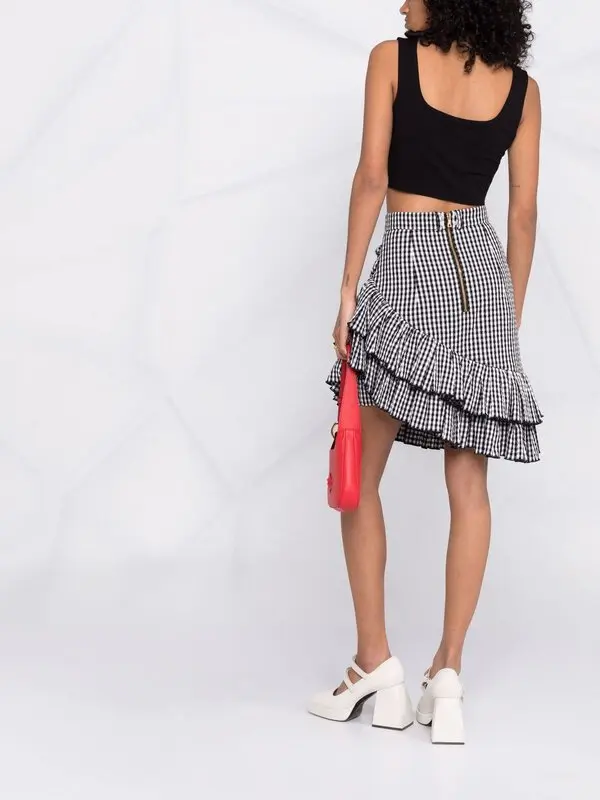 MANURI Miss Jane Sleeveless Cropped Top - Black