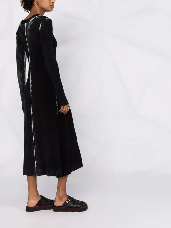 dress knitted autumn fur Karleigh Faux Fur Knit Maxi Dress - Plum main image 1