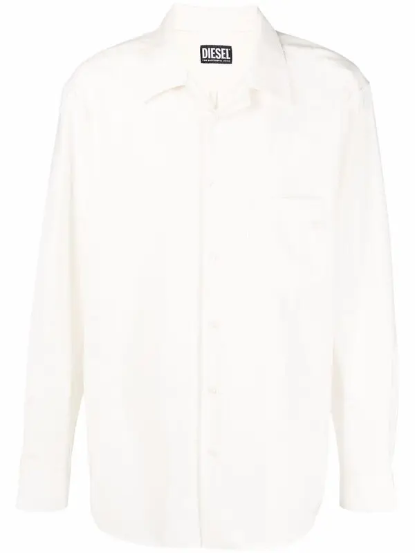DIESEL® Virgin-wool Blend Shirt - Neutrals