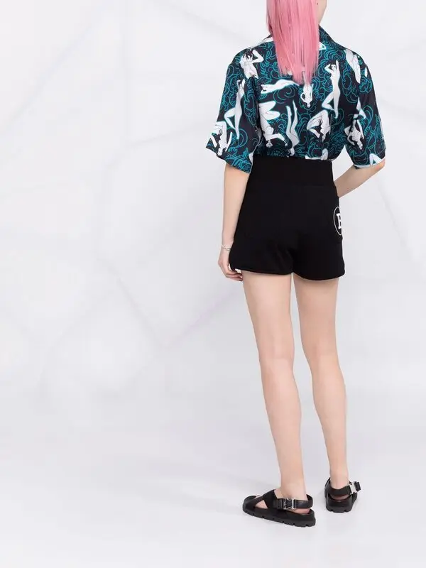 Balmain Logo Knit Shorts