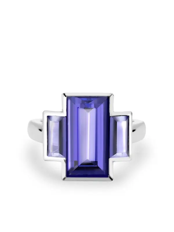 PRAGNELL Platinum Tanzanite Cocktail Ring - Silver