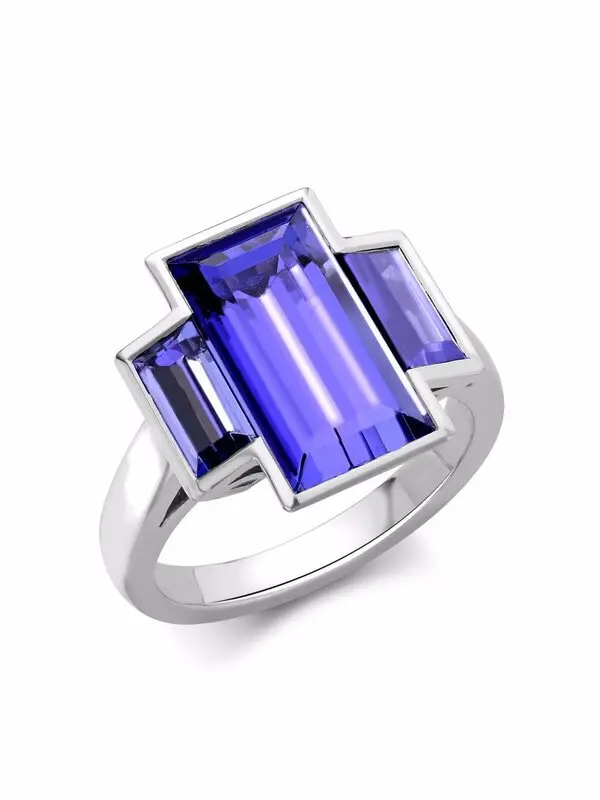 PRAGNELL Platinum Tanzanite Cocktail Ring