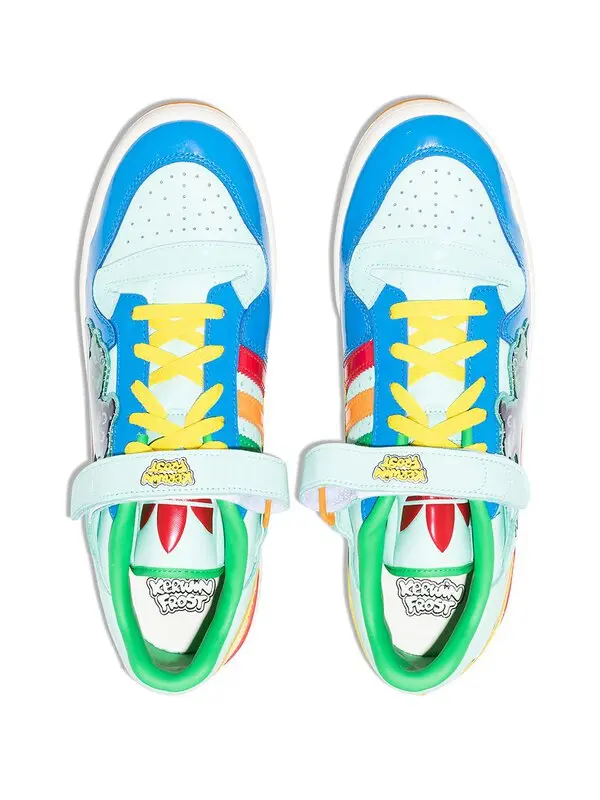 Adidas X Kerwin Frost Color-block Low-top Sneakers - Green