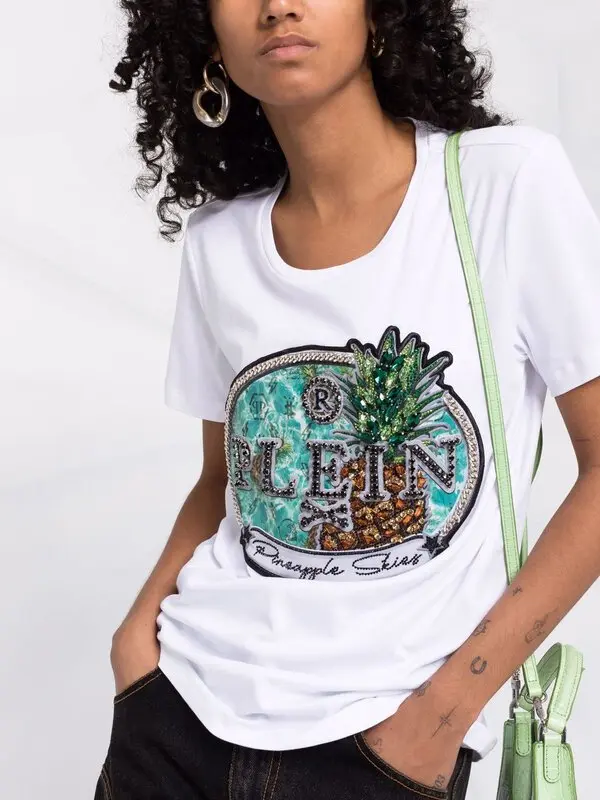 Philipp Plein Logo-print Short-sleeve T-shirt - White
