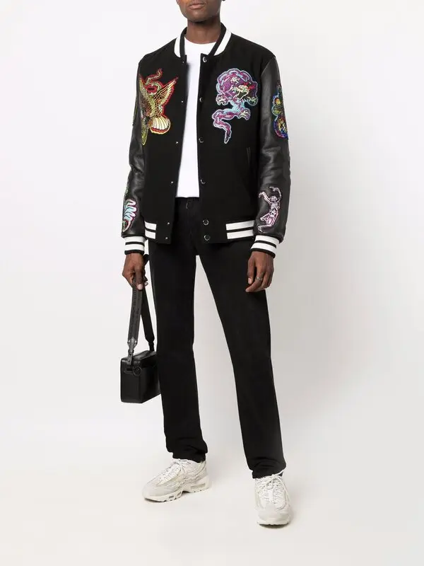 Philipp Plein Varsity Bomber Jacket