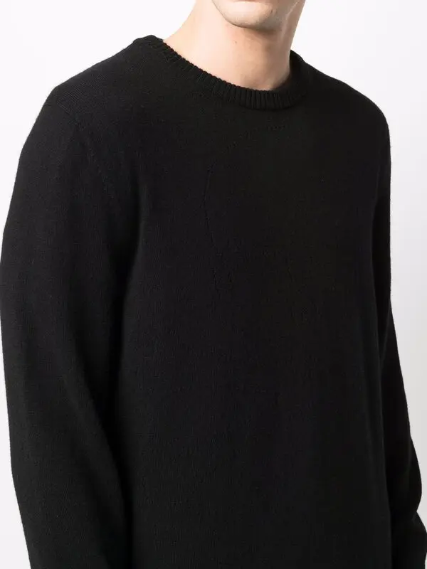 Philipp Plein Round Neck Knitted Jumper - Black