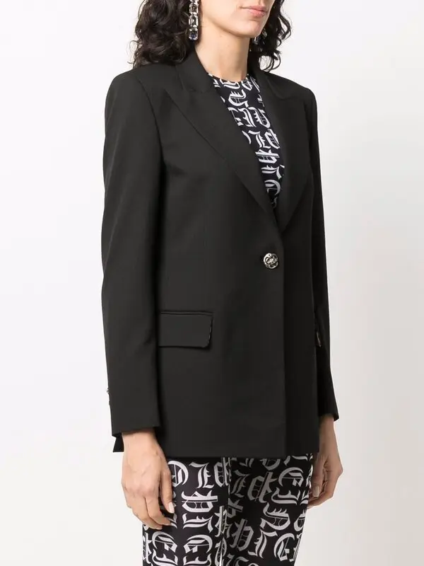 Philipp Plein Cady Crystal Skull Blazer