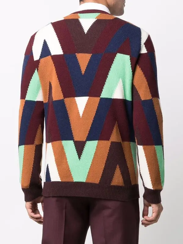 Valentino Garavani Logo-intarsia Jumper