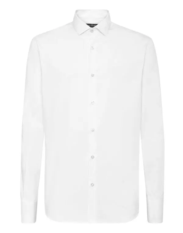 Philipp Plein Hexagon Embroidery Dress Shirt