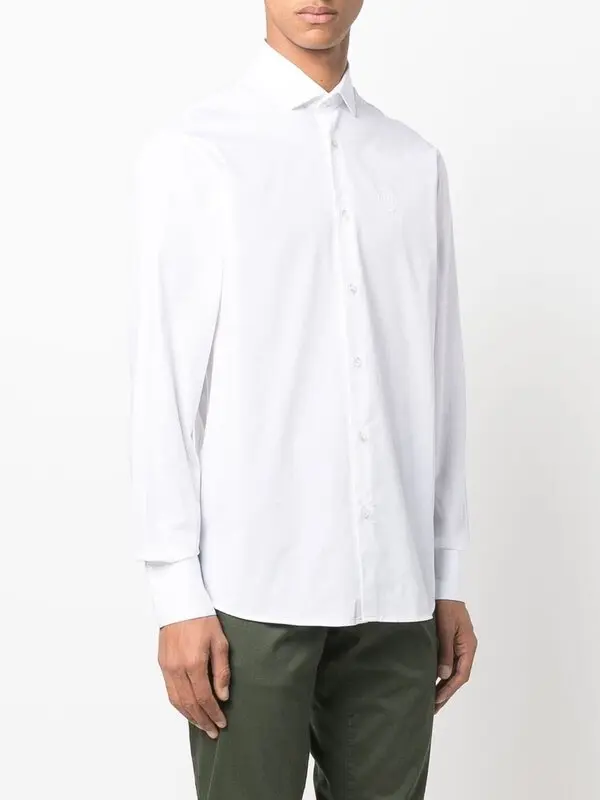 Philipp Plein Hexagon Embroidery Dress Shirt