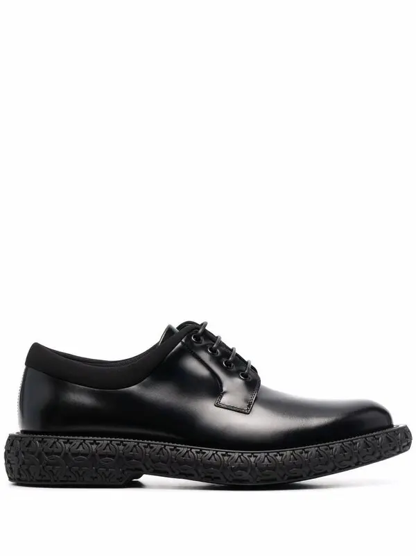 FERRAGAMO Mark Leather Derby Shoes