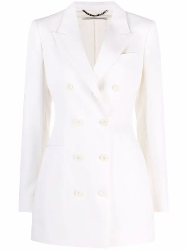 Stella McCartney Double-breasted Crepe Blazer
