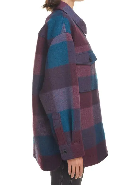 Isabel Marant Étoile Harveli Buffalo Check Shirt Jacket