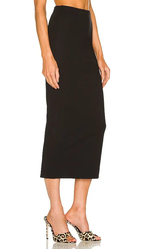 MICHAEL COSTELLO Amira Midi Skirt - Black