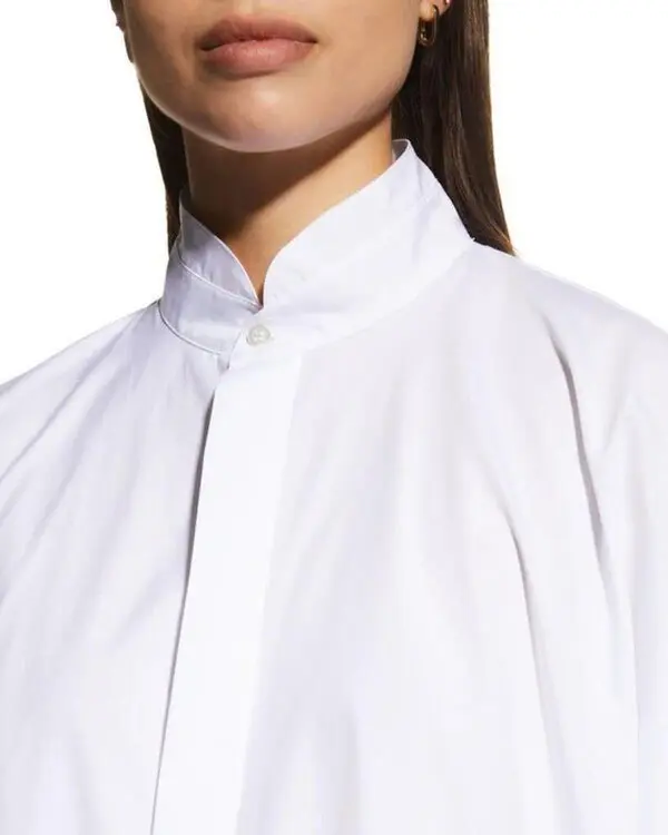 Eskandar Double Stand Collar Shirt