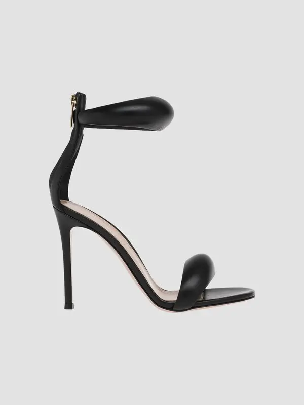 GIANVITO ROSSI Bijoux Nappa Leather Sandals - Black