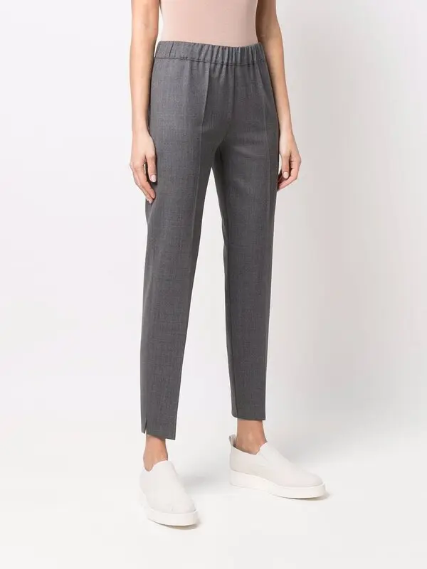 D.exterior Wool Drawstring Trousers