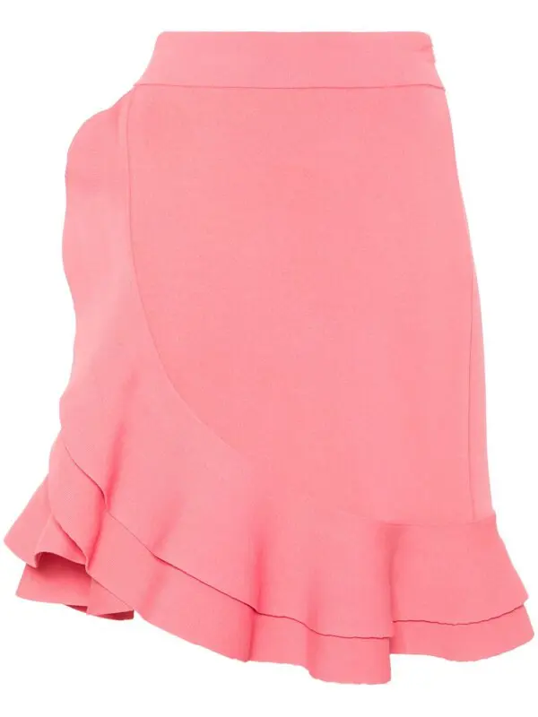 Alexander McQueen Ruffled Asymmetric Skirt