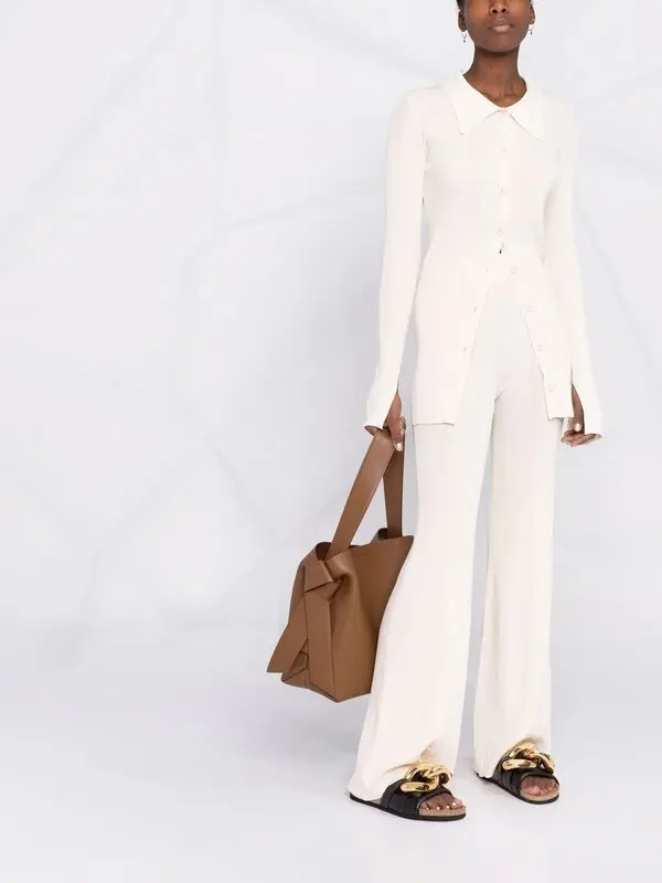 Remain Birger Christensen Fine-ribbed Flared Trousers