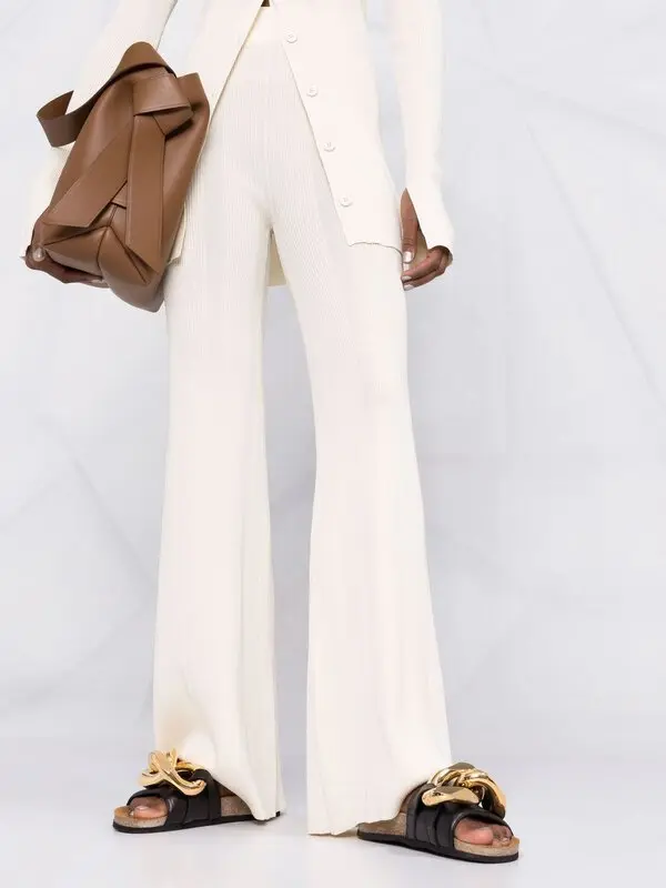 Remain Birger Christensen Fine-ribbed Flared Trousers