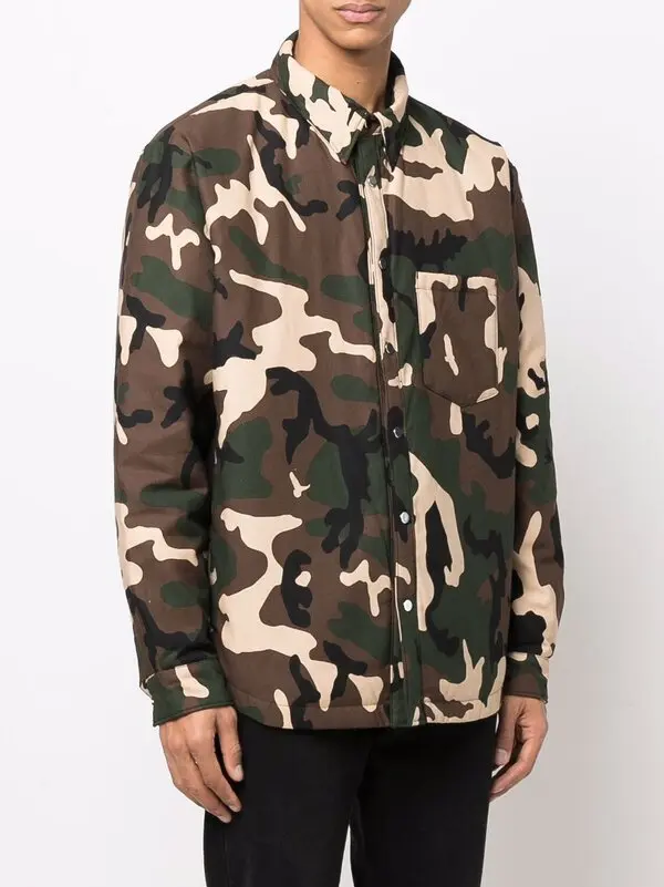 PURPLE BRAND Camouflage-print Shirt Jacket