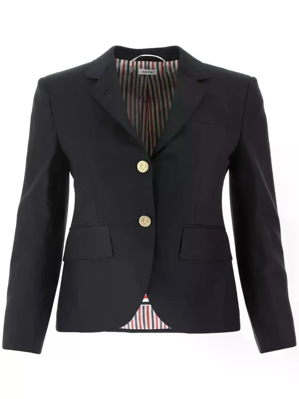 Thom Browne Cropped Single-breasted Blazer - Blue