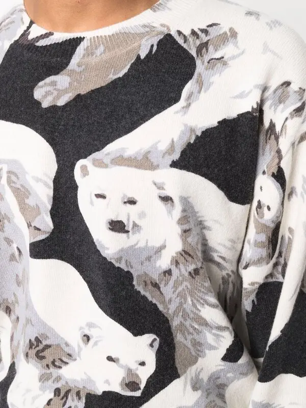 Kenzo polar Bear スゥエット Kenzo Polar Bear Wool-Knit Jumper In Black - 57% Off | Editorialist