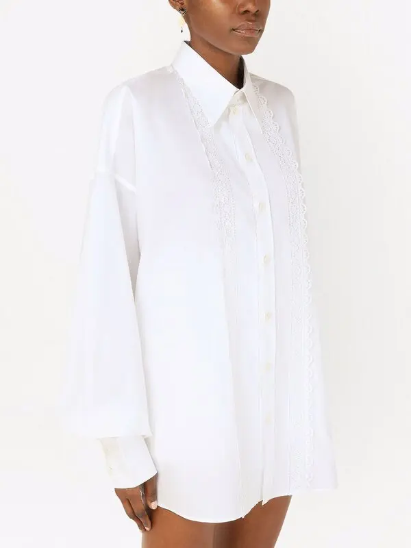 Dolce & Gabbana Broderie-anglaise Cotton Shirt