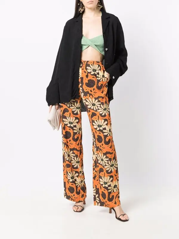 Nanushka Floral Print Trousers