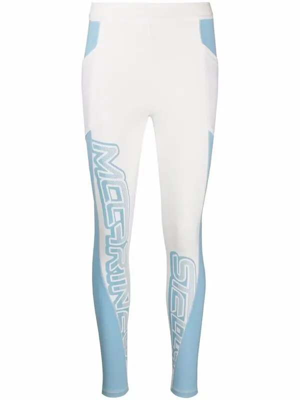 Stella McCartney Logo-print Leggings - White